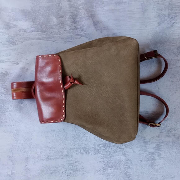 Vintage | Bags | Vintage Dorsa Leather Handbagbackpack | Poshmark
